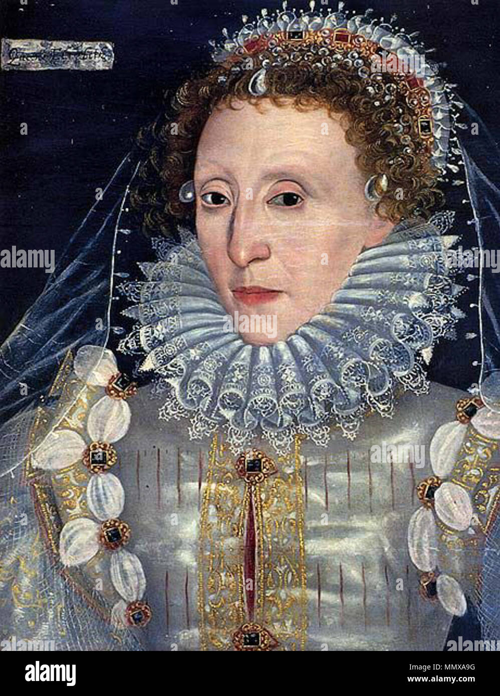 . English: Portrait of Elizabeth I of England by an unknown artist ...