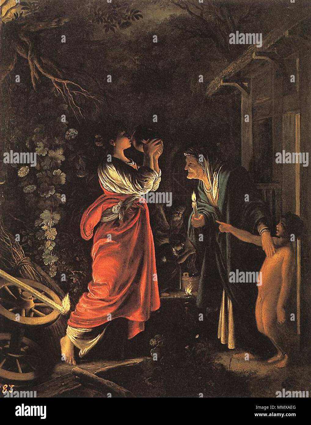 Ceres and Stellio. circa 1605. Adam Elsheimer - Ceres and Stellio ...