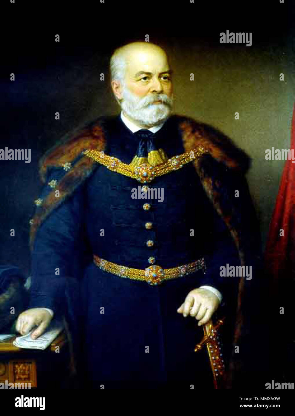 . English: Portrait of Emonoil Gojdu . 1843/1844. Emanoil Gojdu Barabas ...