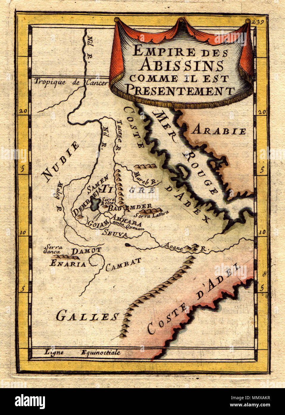 Map of abyssinia hi-res stock photography and images - Alamy