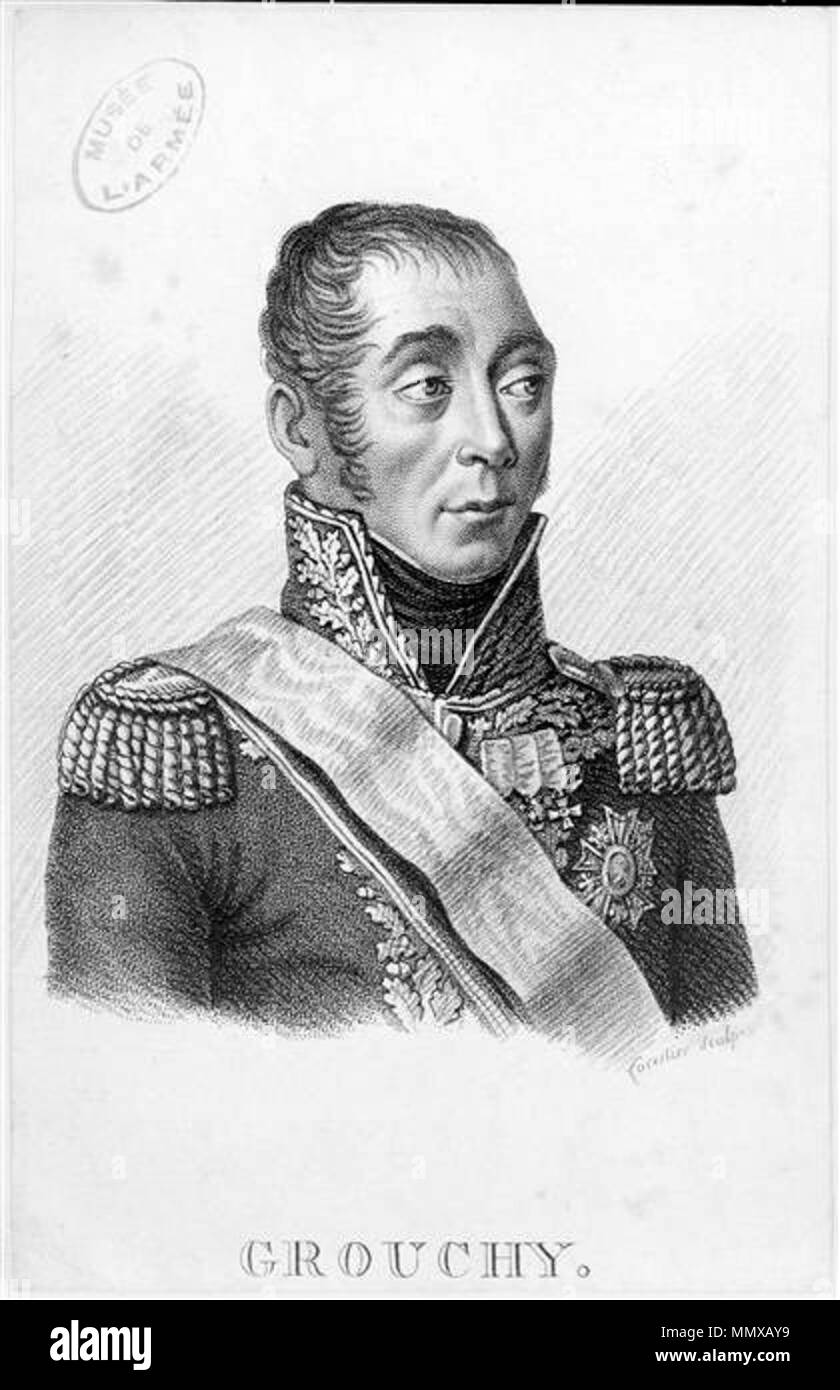 . Deutsch: Emmanuel de Grouchy (1766-1847), Marschall von Frankreich ...