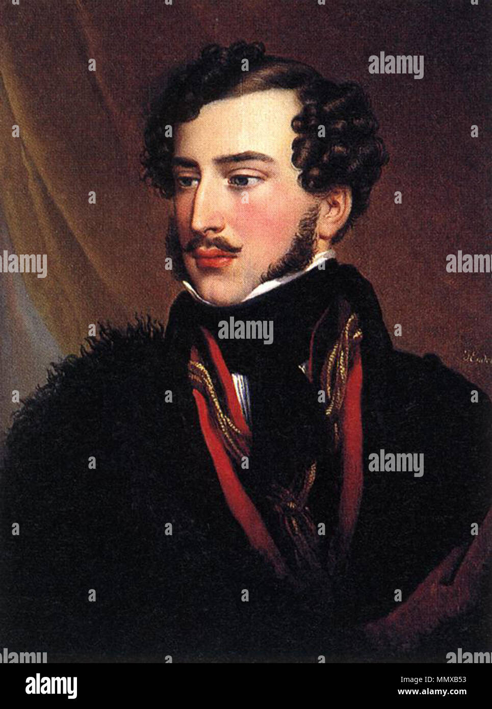 Ender, Johann - Count György Károlyi (ca 1830 Stock Photo - Alamy