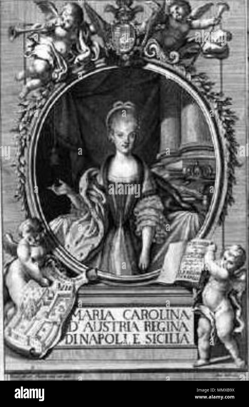 Maria carolina of naples Black and White Stock Photos & Images - Alamy