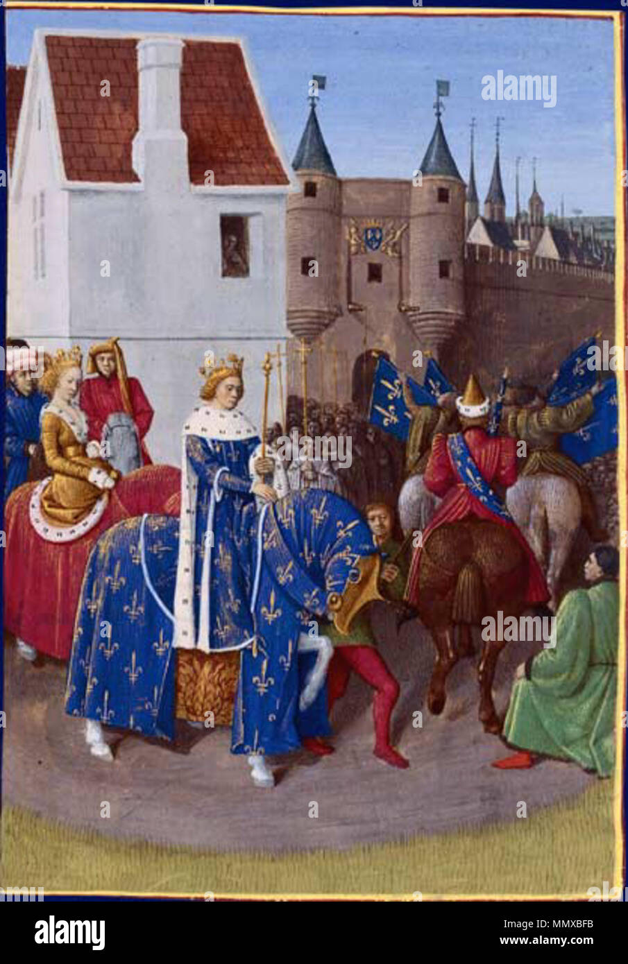 Entrée de Jean II le Bon Stock Photo - Alamy