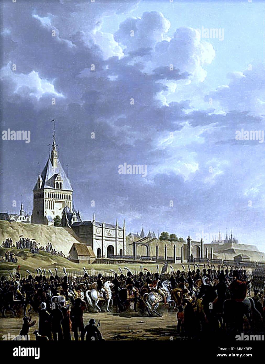 . English: Entry of Napoleon and the French Army in Gdańsk 1807 Entry ...
