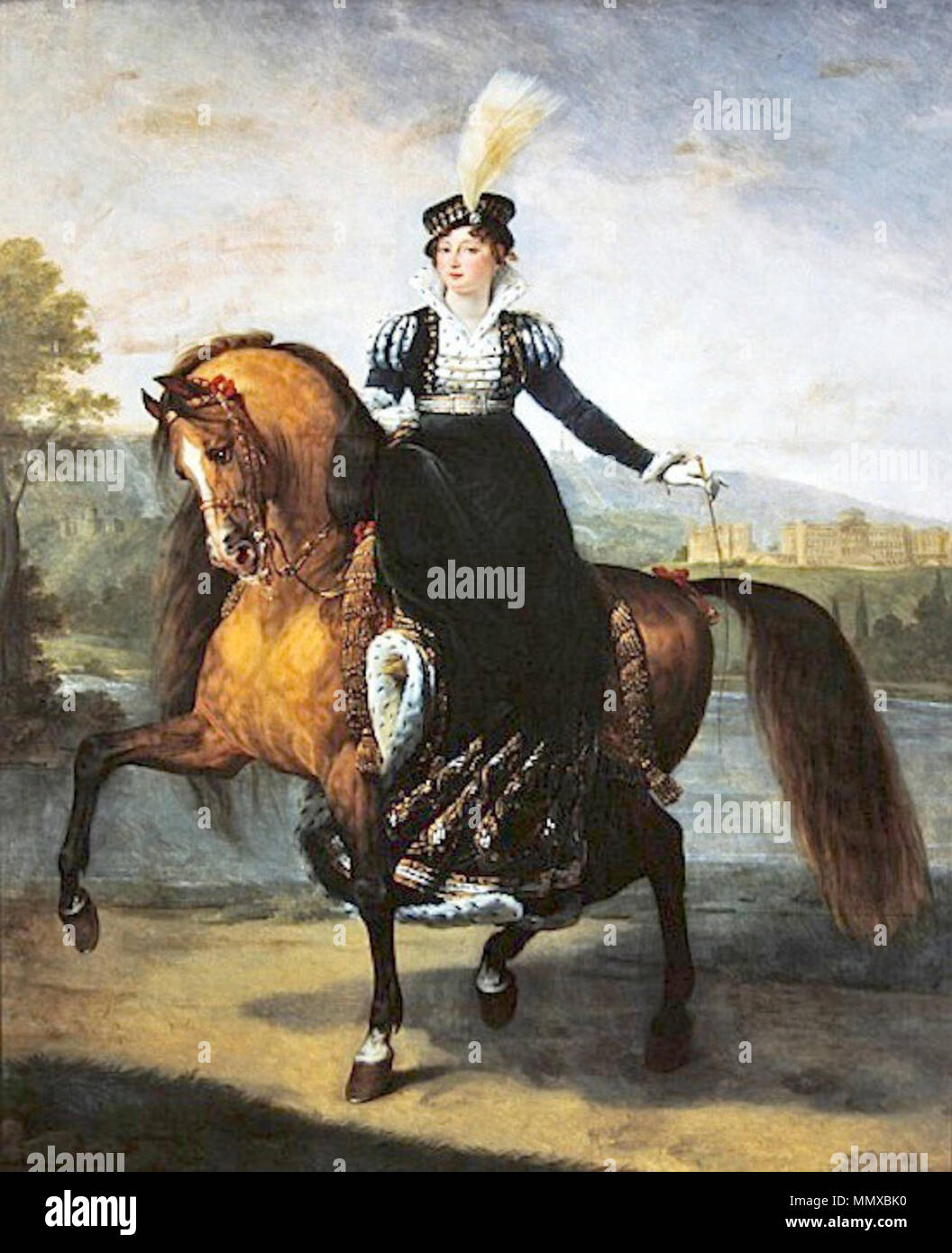 Formal equestrian portrait hi-res stock photography and images - Alamy