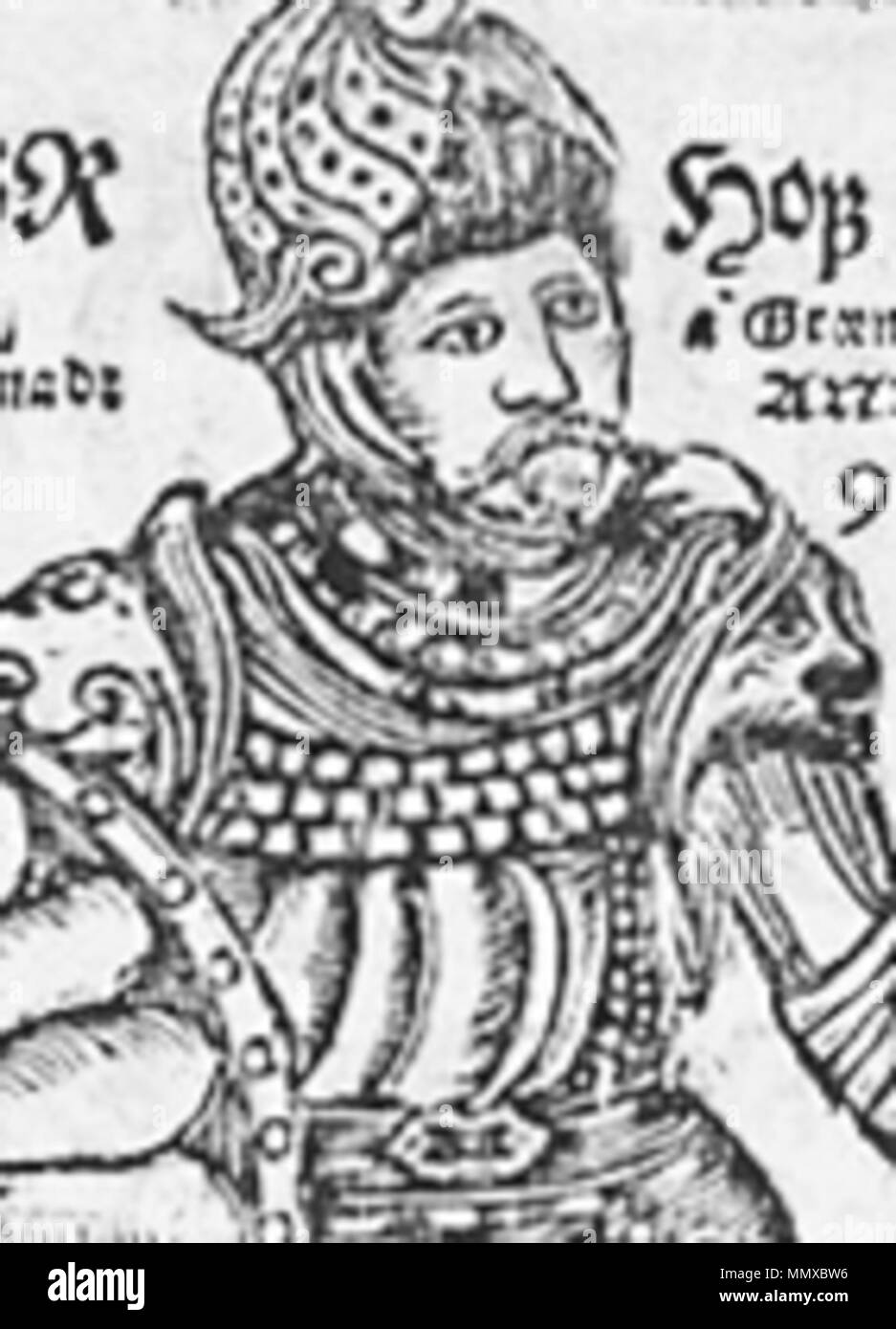 . Eric the Red (Eiríkur rauði). Woodcut frontispiece from the 1688 ...