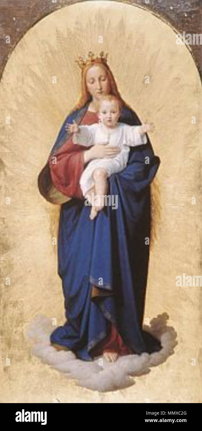 . German painter Ernst Deger Madonna und Kind Stock Photo - Alamy