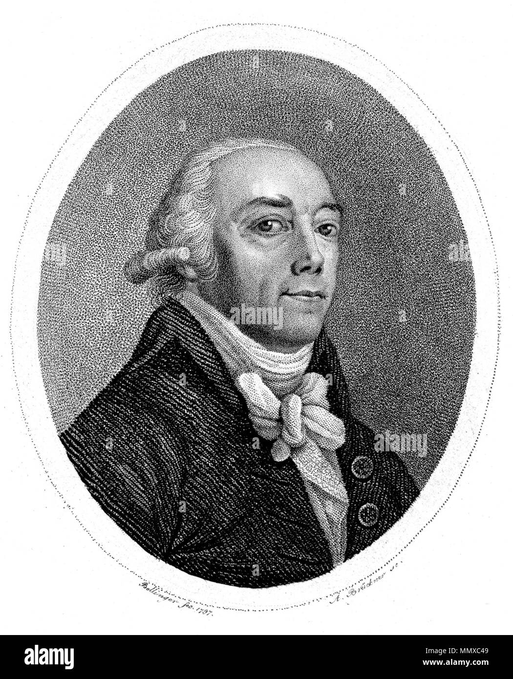 Depicted person: Ernst Ludwig Gerber. 1820. Ernst Ludwig Gerber Stock ...