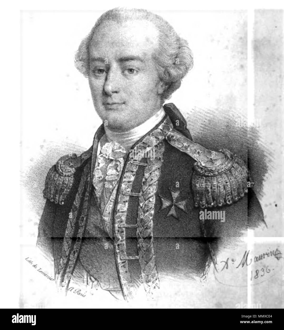 . Charles Hector, comte d'Estaing Estaing-antoine maurin Stock Photo ...