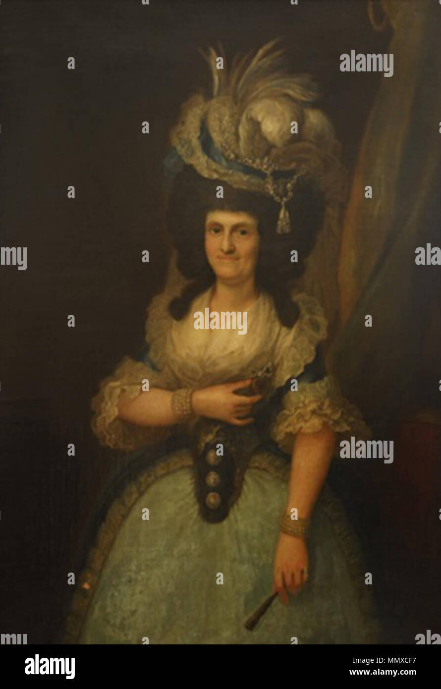 Spanish: Retrato de la Reina Maria Luisa Portrait of Maria Luisa of ...