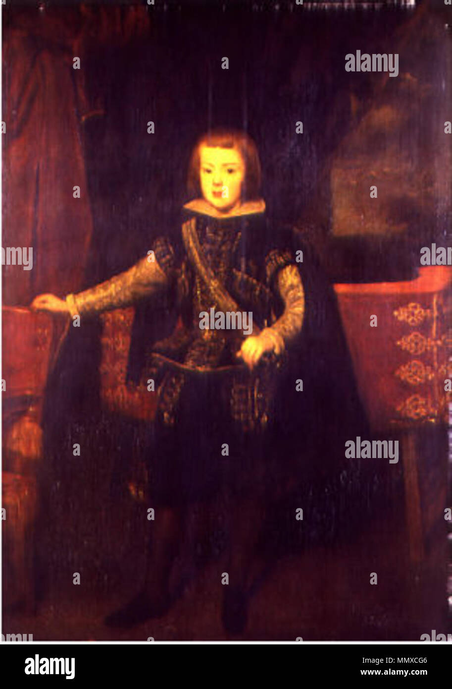 Estudio para un retrato del príncipe Baltasar Carlos Stock Photo - Alamy