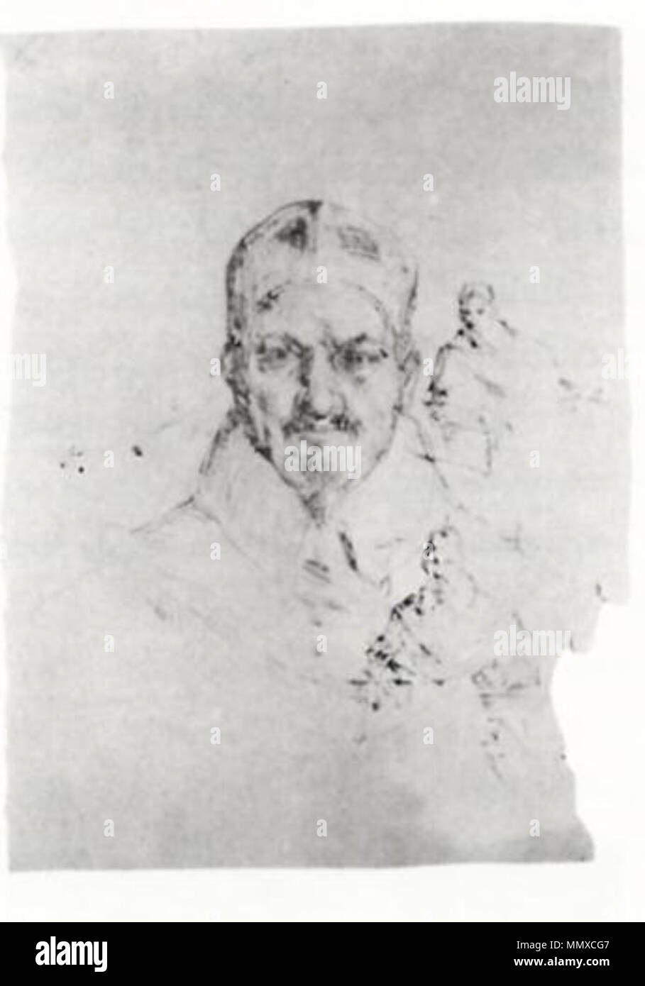 Estudios para el retrato del Papa Inocencio X (2), by Diego Velázquez ...