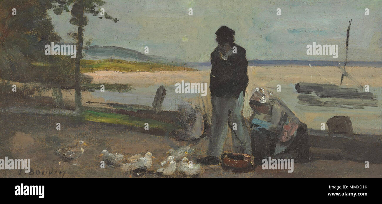 Boudins beach scenes hi-res stock photography and images - Alamy