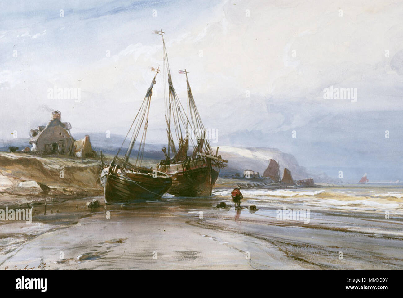 Eugène isabey fishing boats hi-res stock photography and images - Alamy