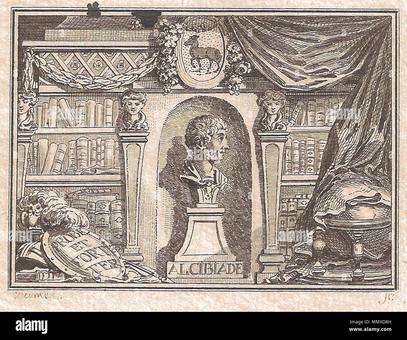 . Deutsch: Exlibris Samuel Rudolf Frisching, Rümligen Ex libris Samuel ...