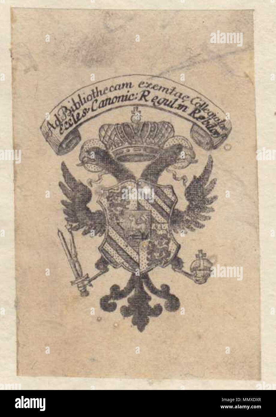 . Ex libris, Kloster Rebdorf . by 1800. Unknown Ex-libris Rebdorf 02 ...