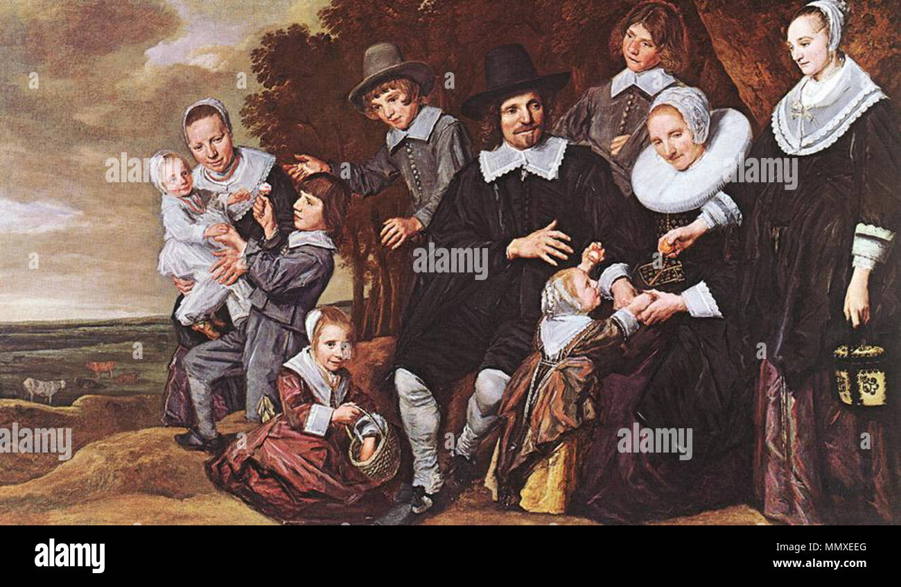 A Family Group in a Landscape.. circa 1648. Family Group in a Landscape ...
