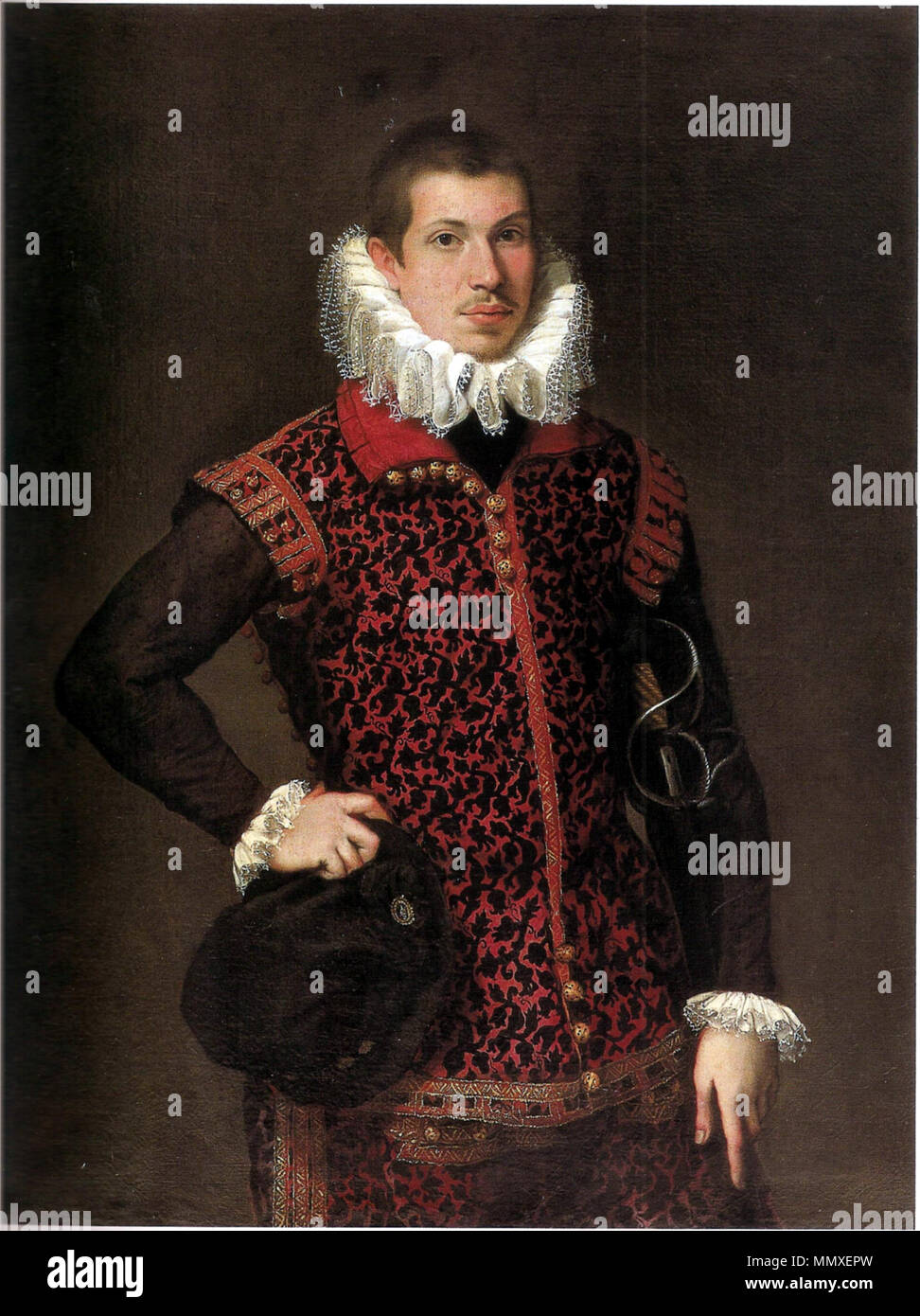 Italian: Ritratto di giovane uomo Portrait of a young Man. between 1580 ...