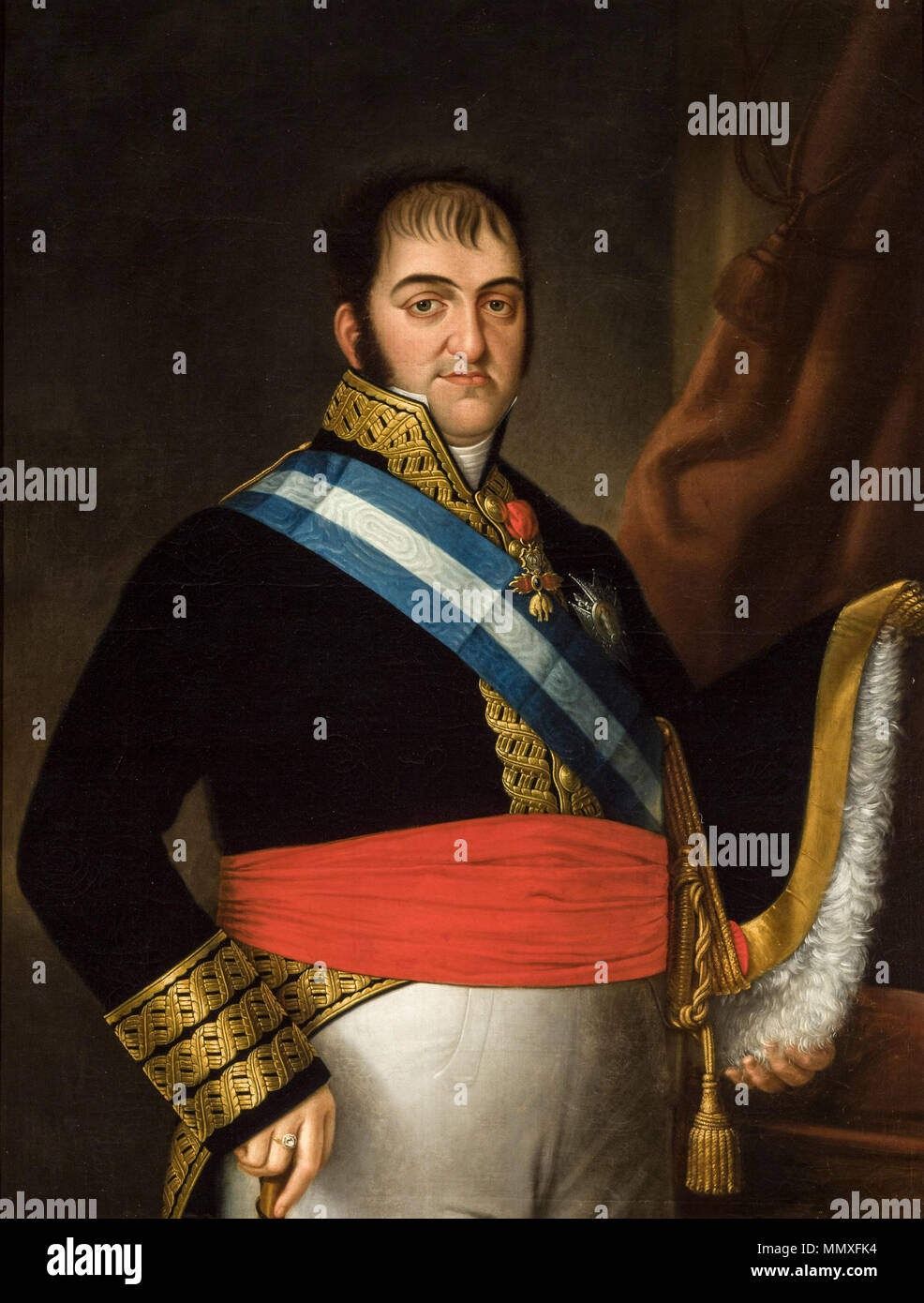 . Español: Retrato del rey Fernando VII de España (1857-1885). El ...