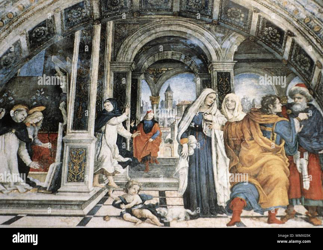 'Miracle of St Thomas Aquinas', Carafa chapel. between 1489 and 1491 ...