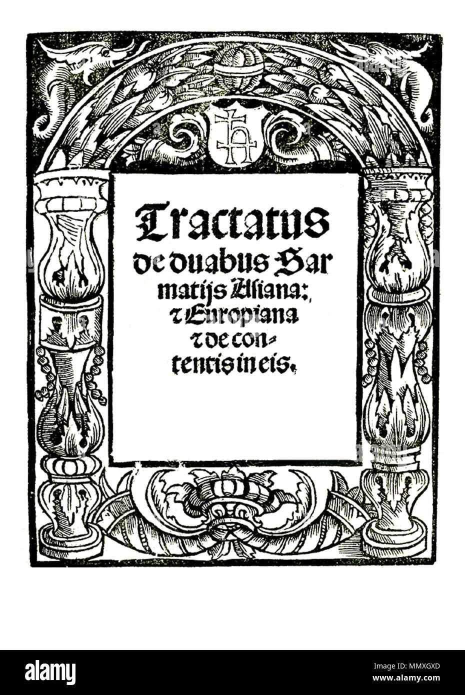 Latin title page Cut Out Stock Images & Pictures - Alamy