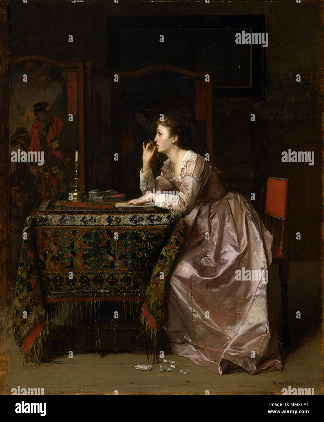37.140 Florent-Joseph Marie Willems (Belgian, 1823-1905). 'The ...