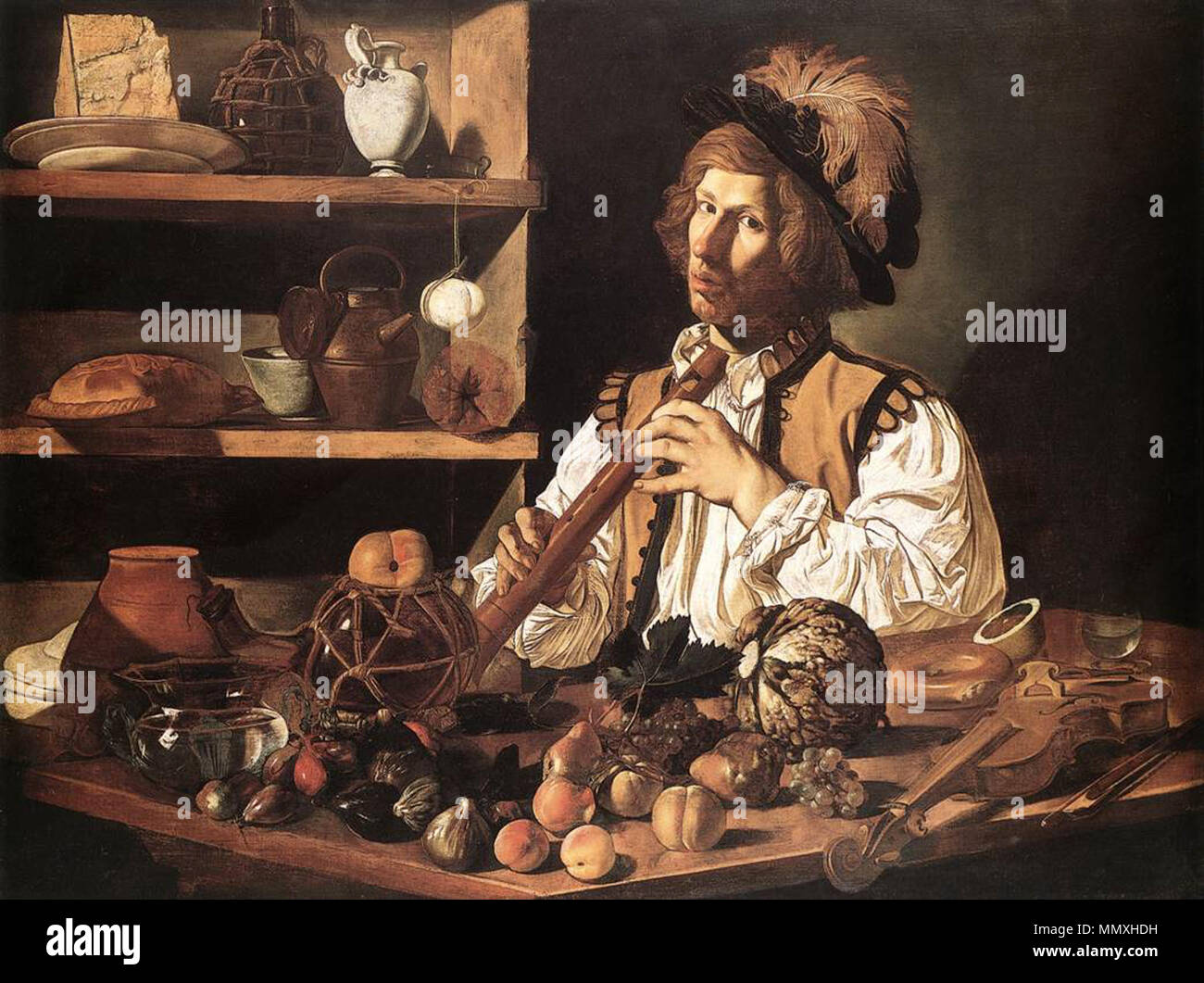 Painting flute player hi-res stock photography and images - Alamy