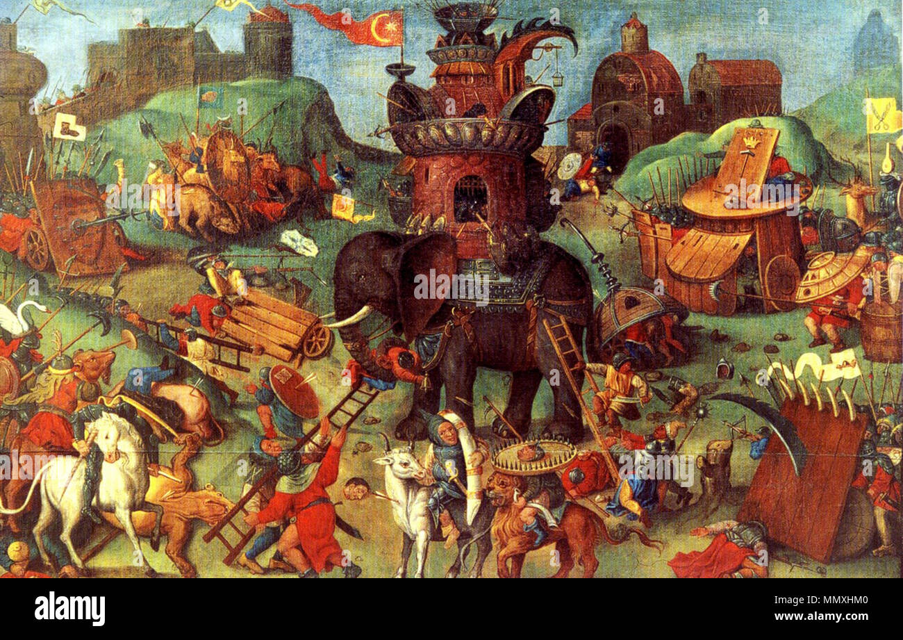 . This painting is probably a copy after an engraving by Alaert du ...