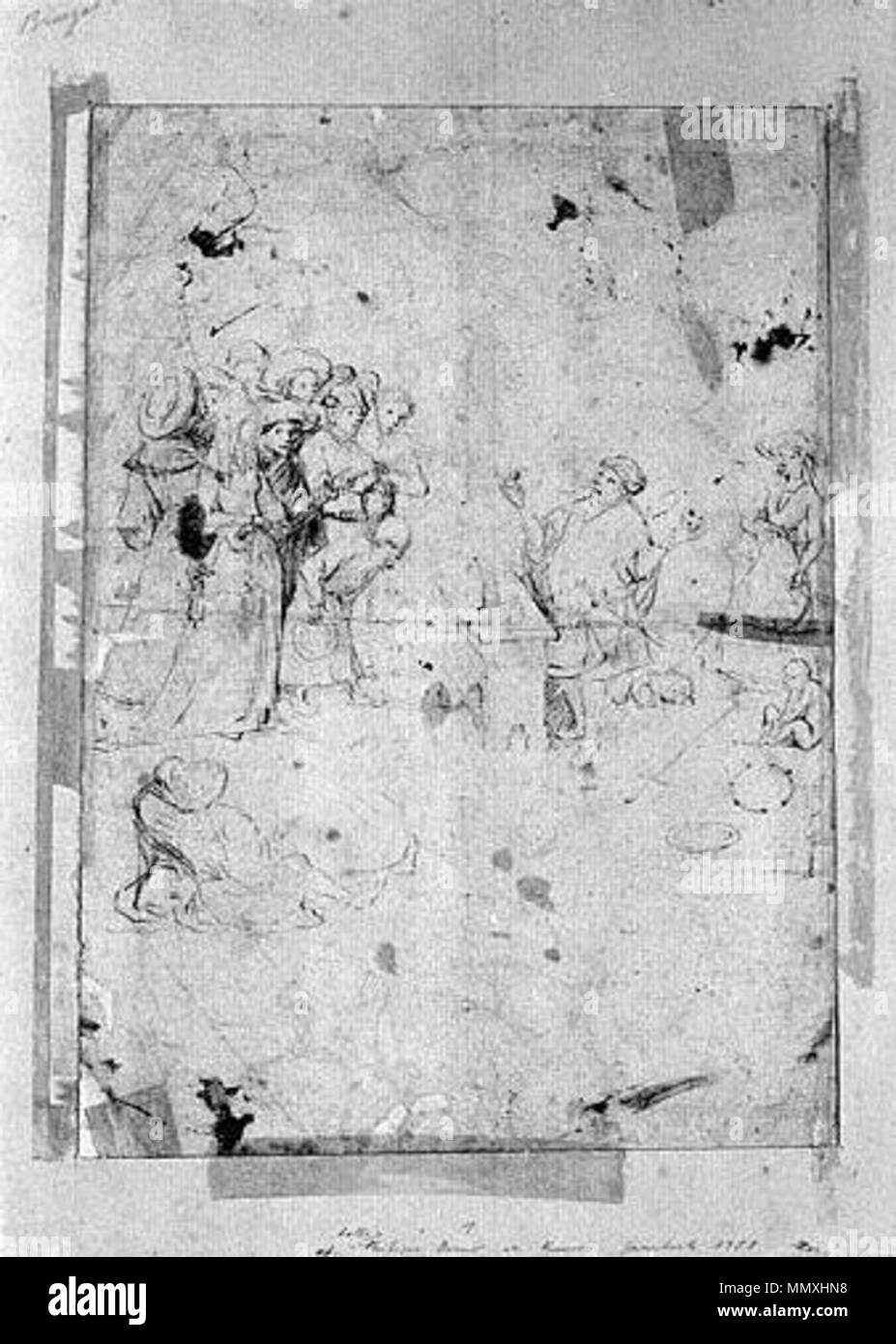 . Front of a two-sided drawing. For the reverse, see File:Bosch ...