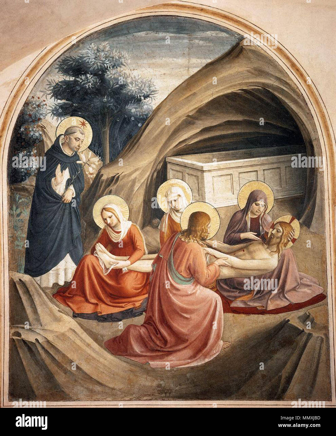 Lamentation over Christ (Cell 2). between 1440 and 1442. Fra Angelico ...