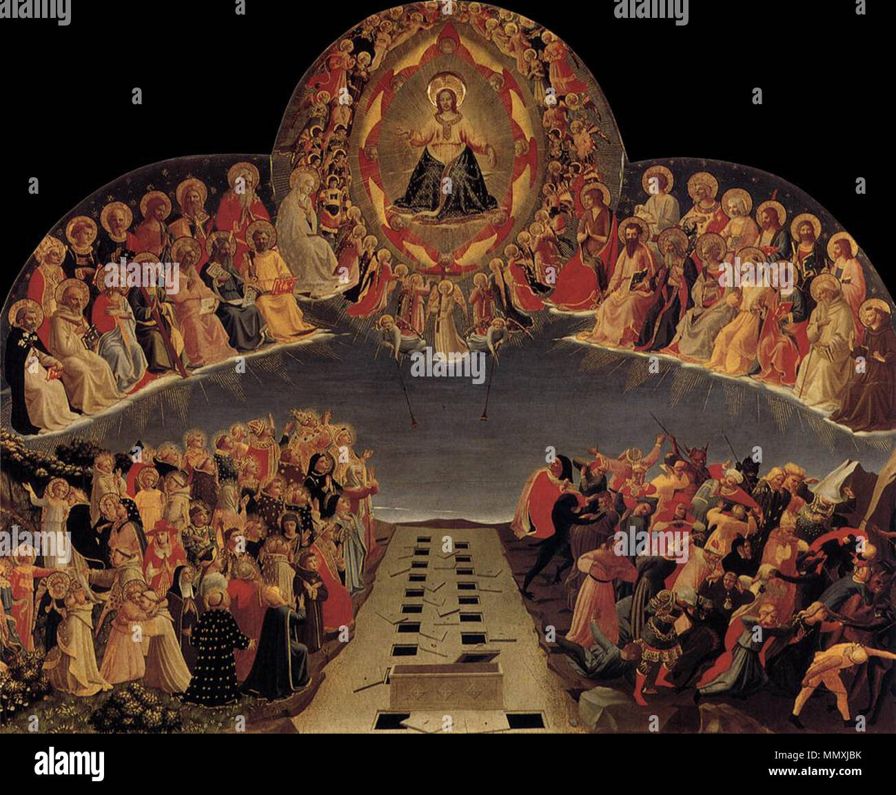 Last Judgement (detail). circa 1431. Fra Angelico - Last Judgement ...