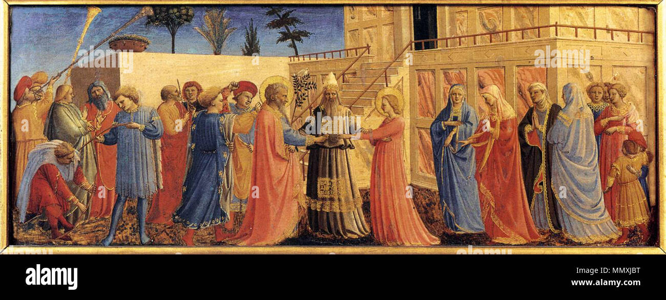 The Marriage of the Virgin. between 1431 and 1432. Fra Angelico ...