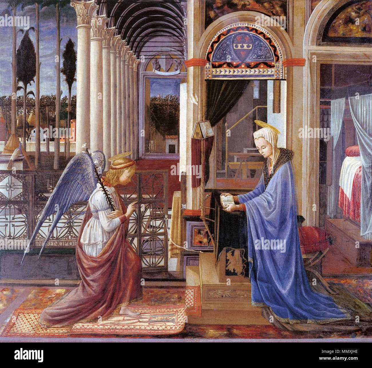 The Annunciation. between 1445 and 1450. Fra Carnevale - The ...