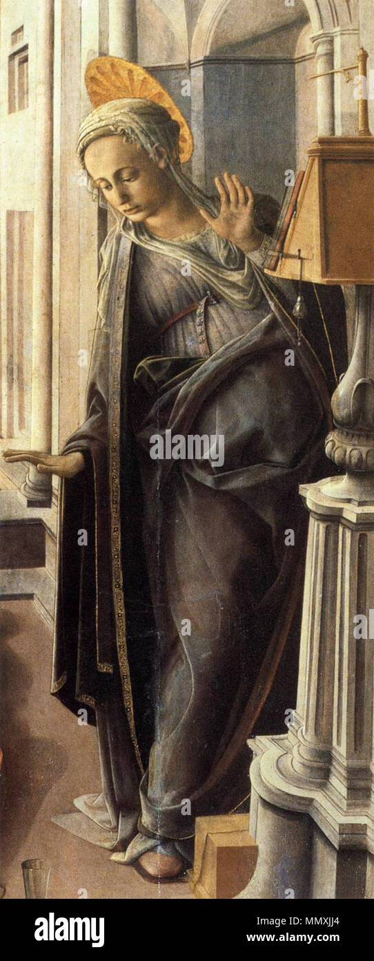 Fra filippo lippi annunciation hi-res stock photography and images - Alamy