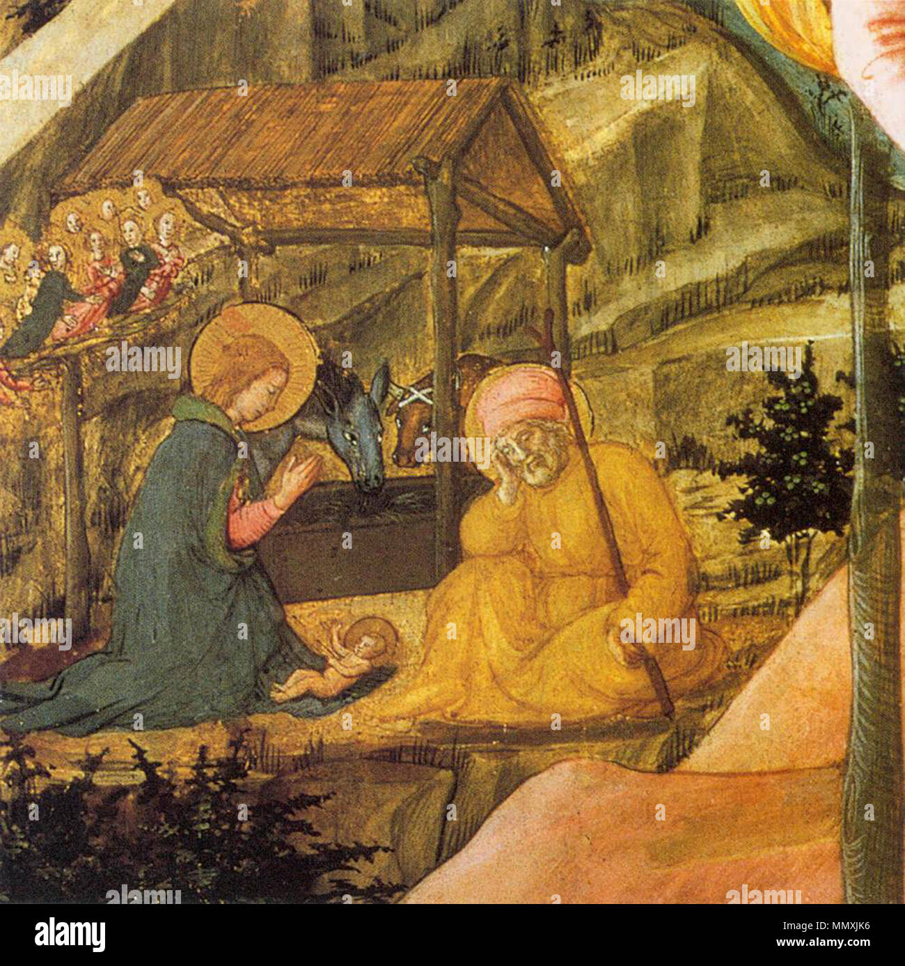 Funeral of St Jerome (detail). circa 1460. Fra Filippo Lippi - Funeral of St Jerome (detail ...