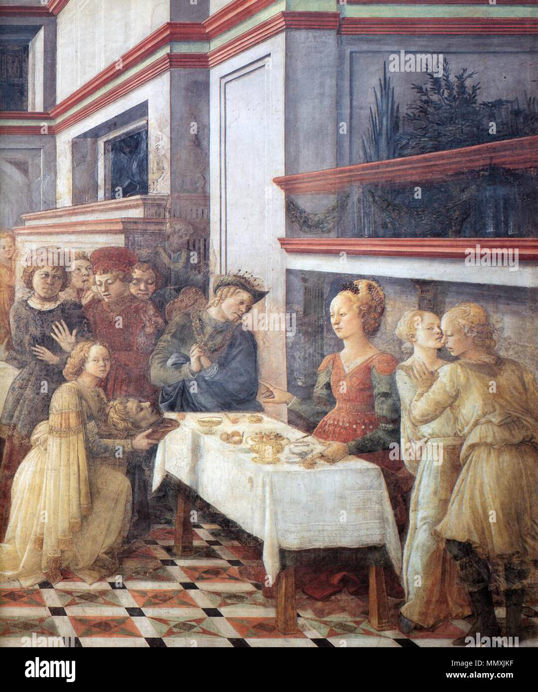 Fra filippo lippi banquet detail hi-res stock photography and images - Alamy