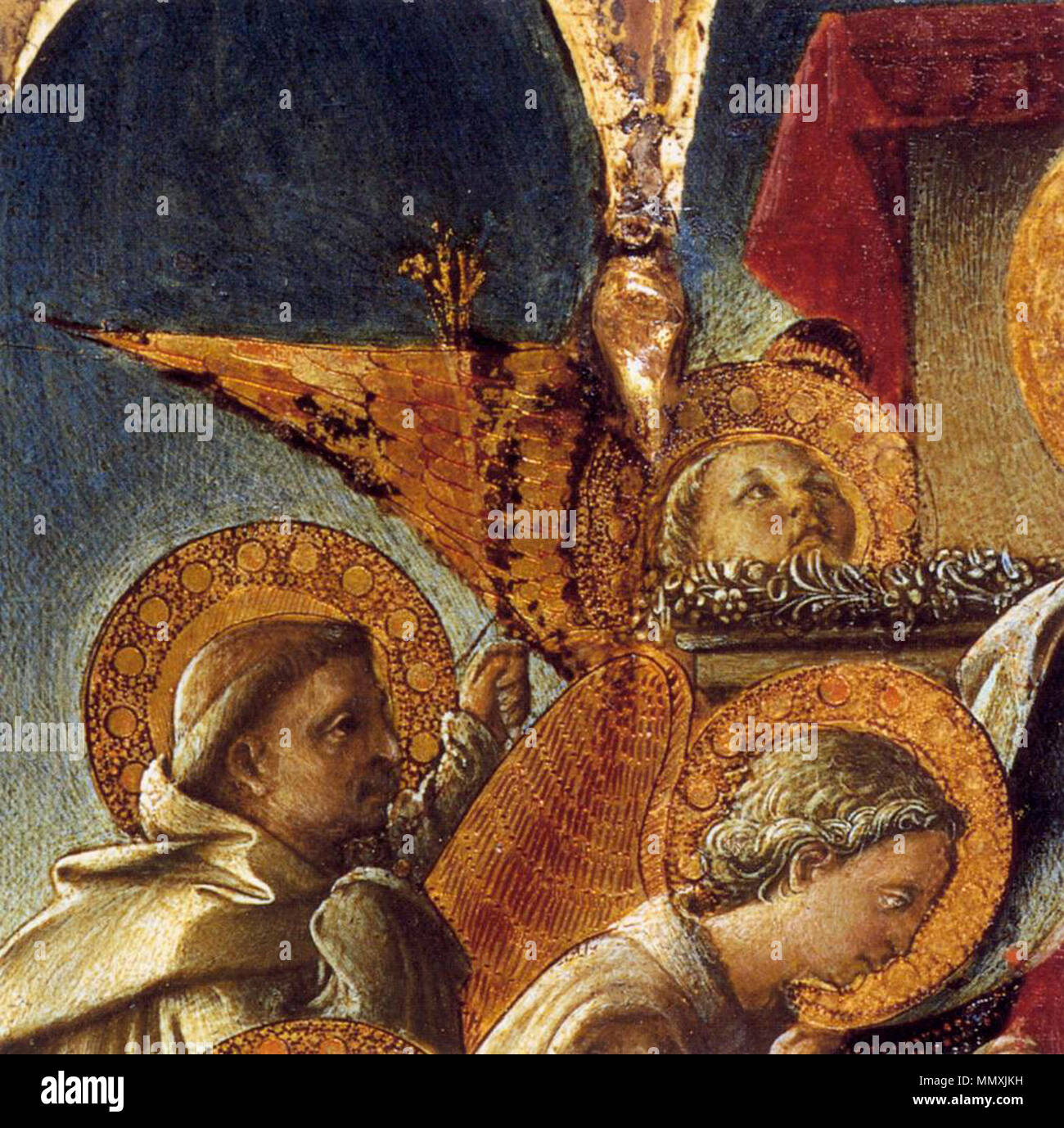 Madonna and Child Enthroned with Saints (detail). circa 1430. Fra Filippo Lippi - Madonna and ...