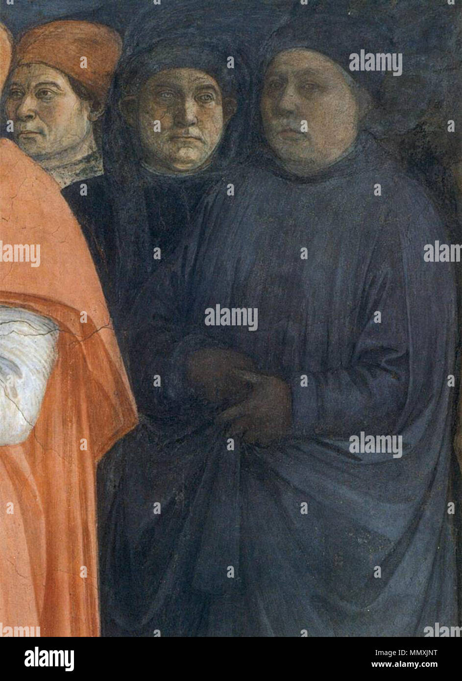 The Funeral of St Stephen (detail). 1460. Fra Filippo Lippi - The ...