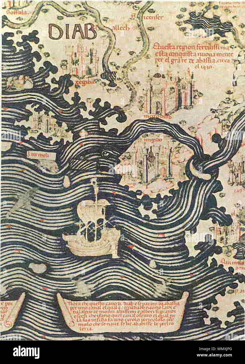 . Fra Mauro's map of East Africa . 15th century. Fra Mauro Fra Mauro ...