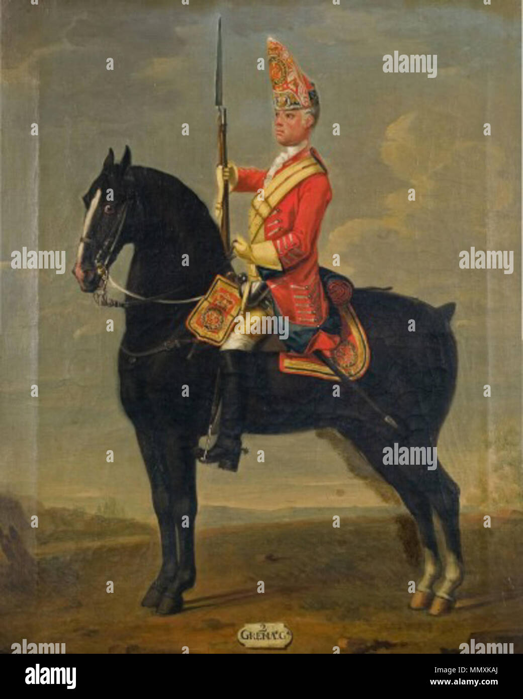 . English: Trooper of the 2nd Horse Grenadier Guards, by David Morier ...