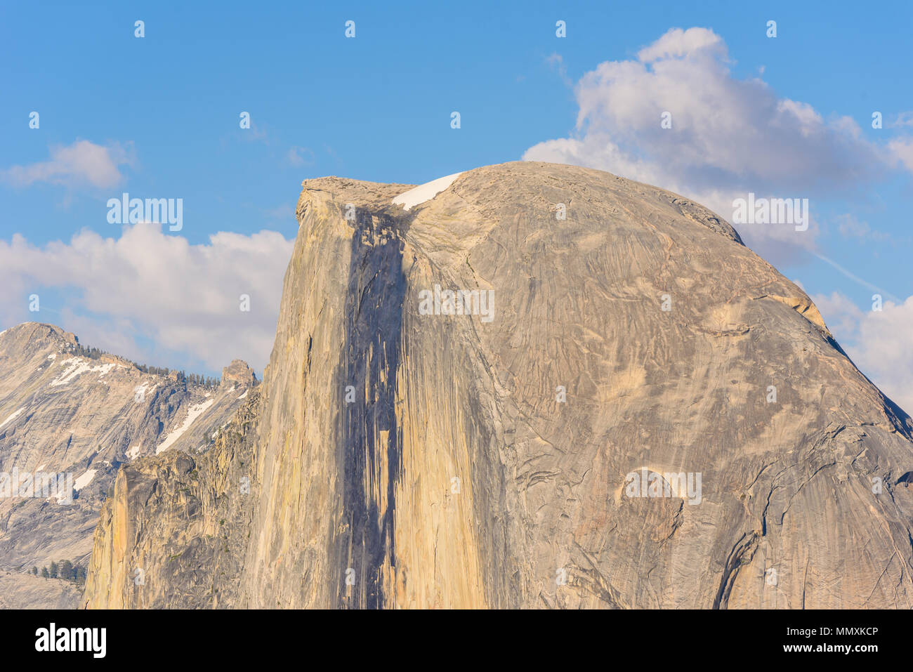 Half Dome rock and Valley from Glacier Point - Panorama View Point at ...