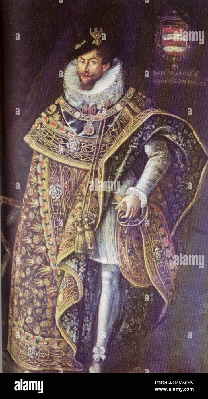 . Italiano: Francesco II Villa con le Vesti dell' Ordine Supremo della ...