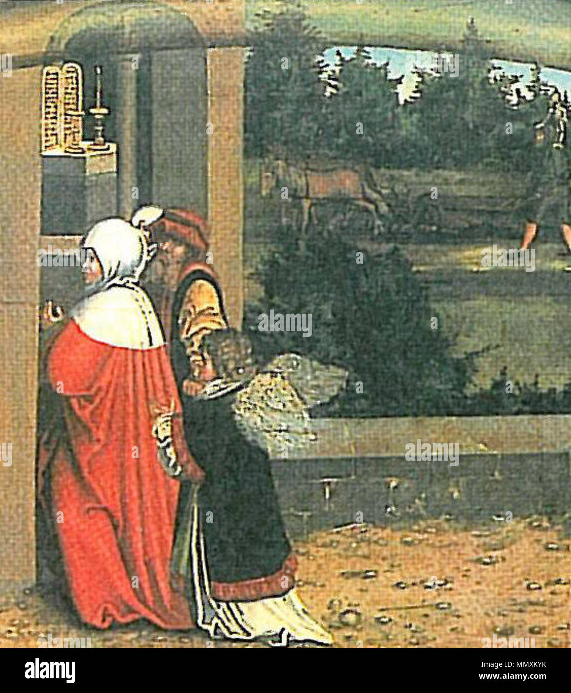 The Ten Commandments third Commandment detail 3 Gebot (Lucas Cranach d ...