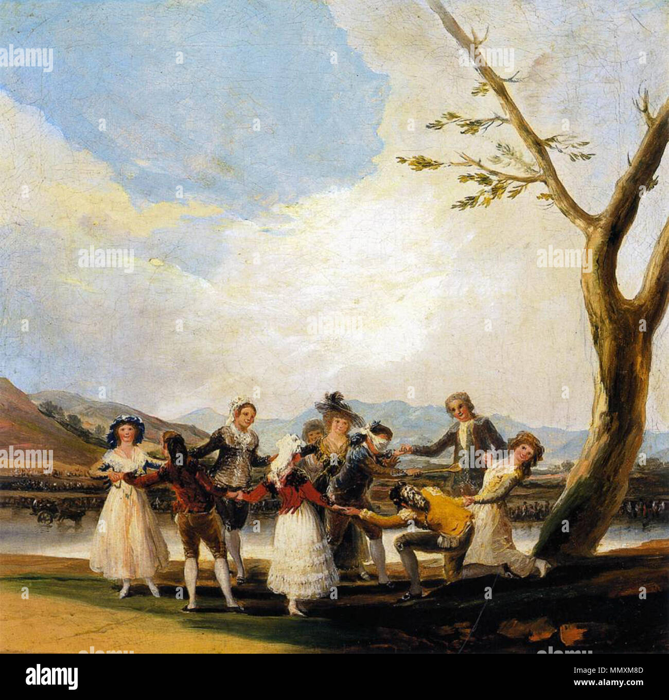 Spanish: La gallina ciega Blind Man's Buff. between 1788 and 1789 ...