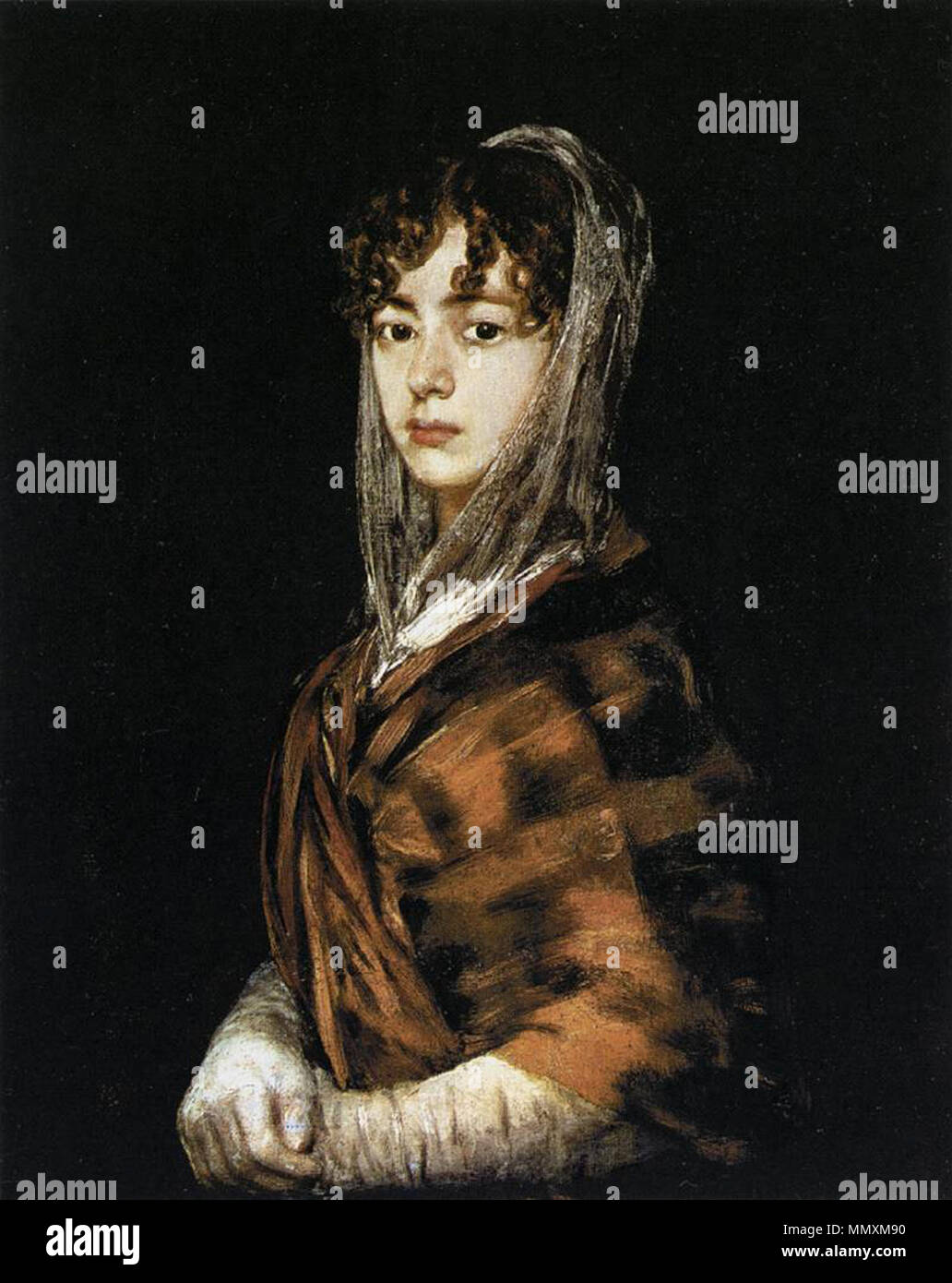 Francisca Sabasa y García. between 1804 and 1808. Francisco de Goya y ...