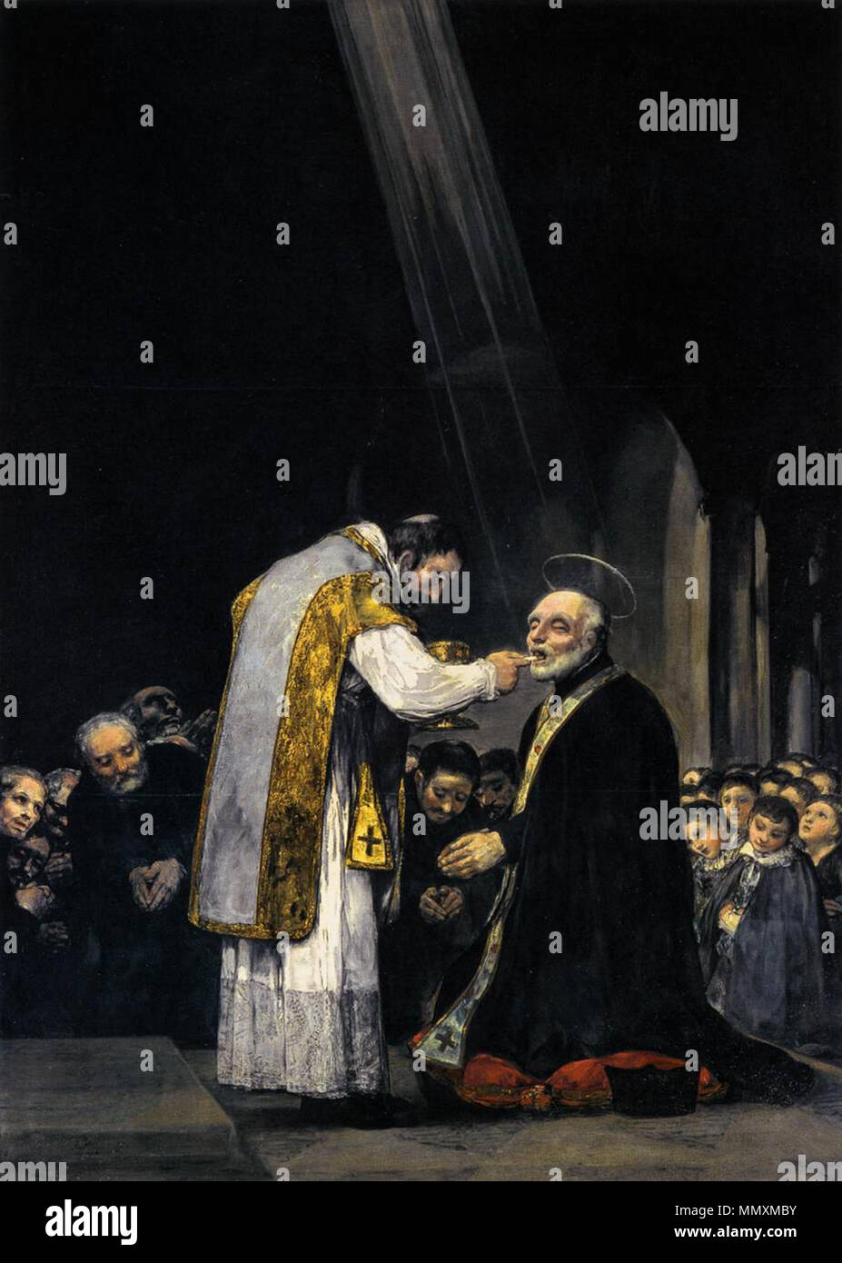 The Last Communion of St Joseph of Calasanz. 1819. Francisco de Goya y ...