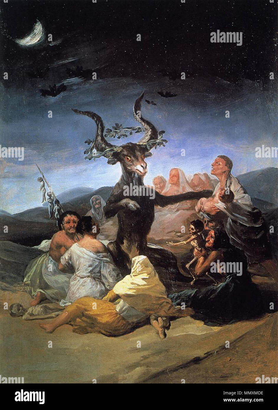 Spanish El Aquelarre Witches Sabbath Circa 1797 1798 Francisco De