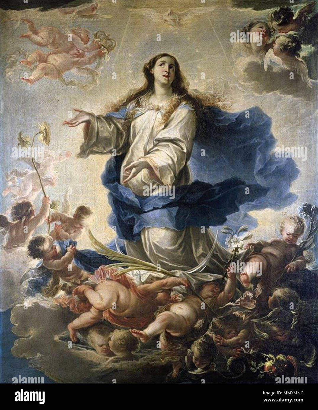 English: Immaculate Conception . 1682. Francisco solis-inmaculada Stock ...