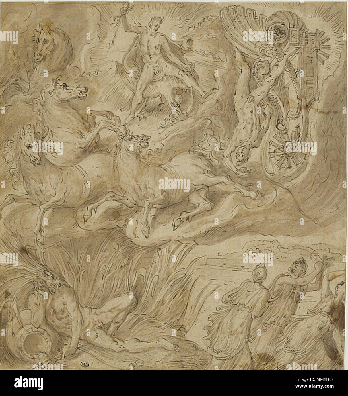 The Fall of Phaeton. between 1550 and 1575. Frans Floris - The Fall of ...